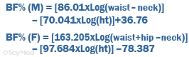 Body Fat Equation Page :: MediCalc ::: ScyMed